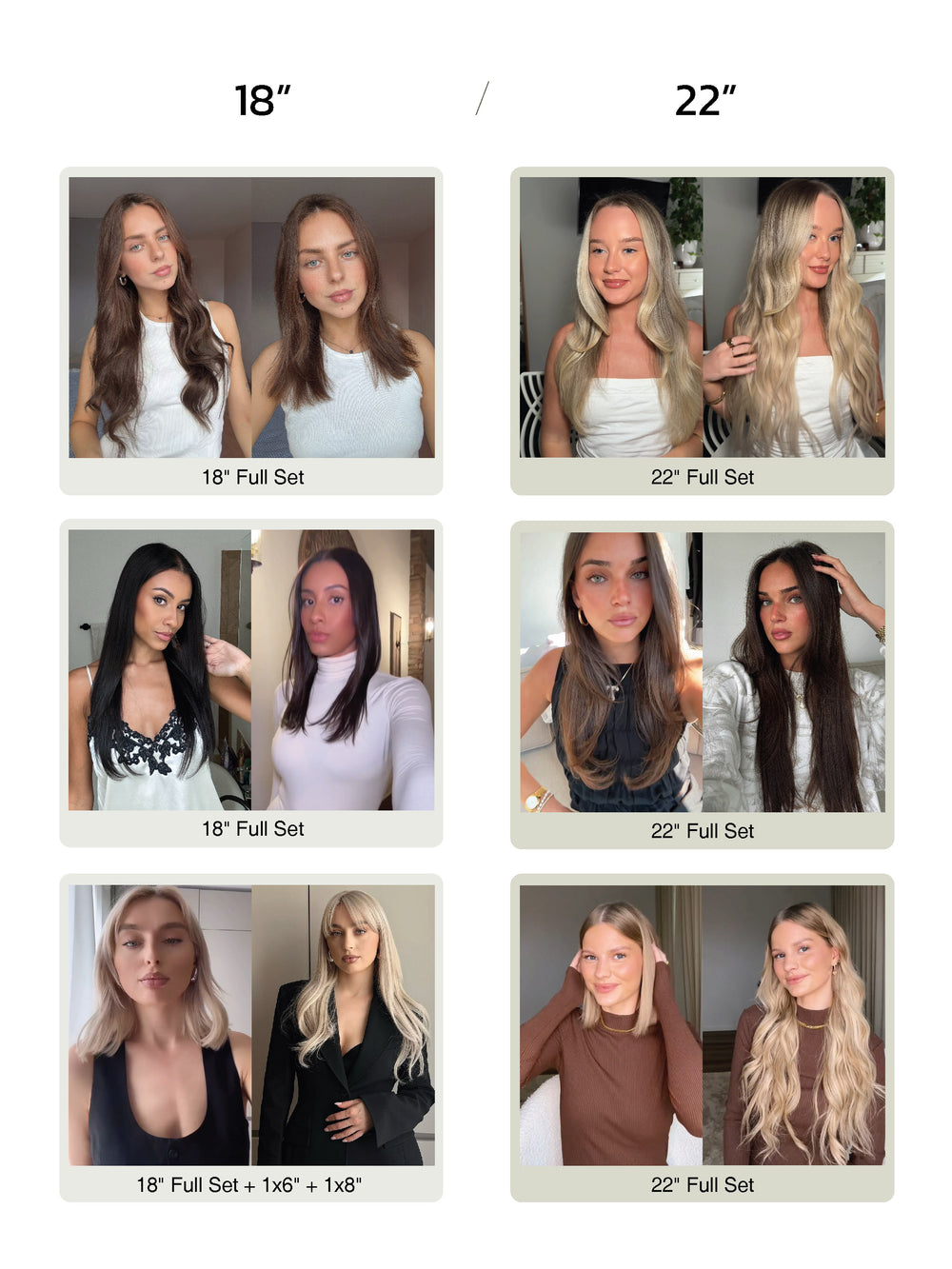 Try 22" Off Black Invisible Clip-Ins | Healthy Hair Extension | Endaring