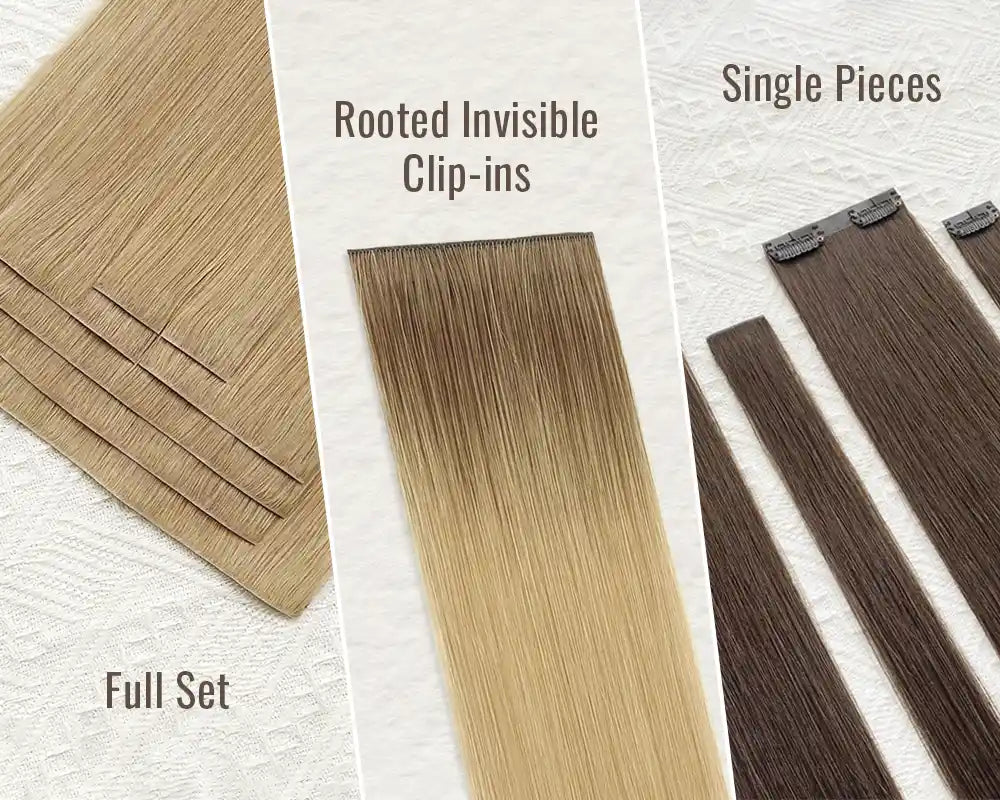 Try Invisible Clip In Hair Extensions|Grow Out of Scalp|Endaring