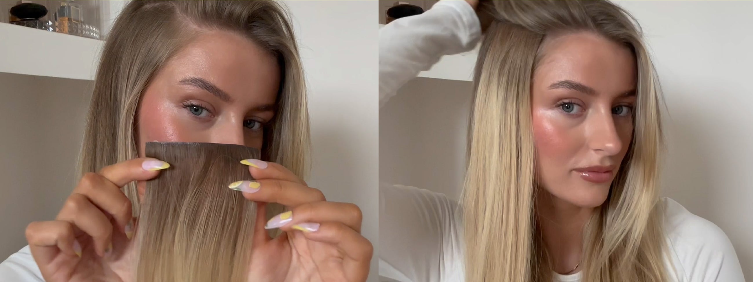 Try Invisible Clip In Hair Extensions|On, Off; As You Wish