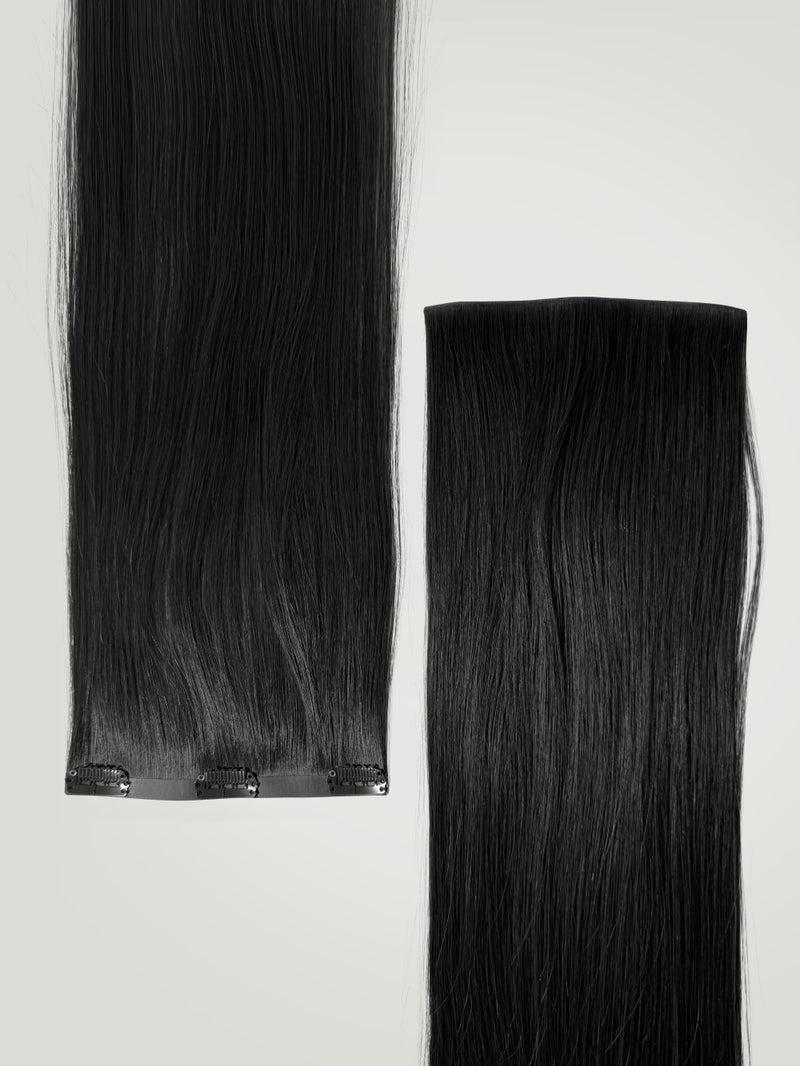 Buy 18" Jet Black Single Clip-ins Healthy Hair Extension | Endaring