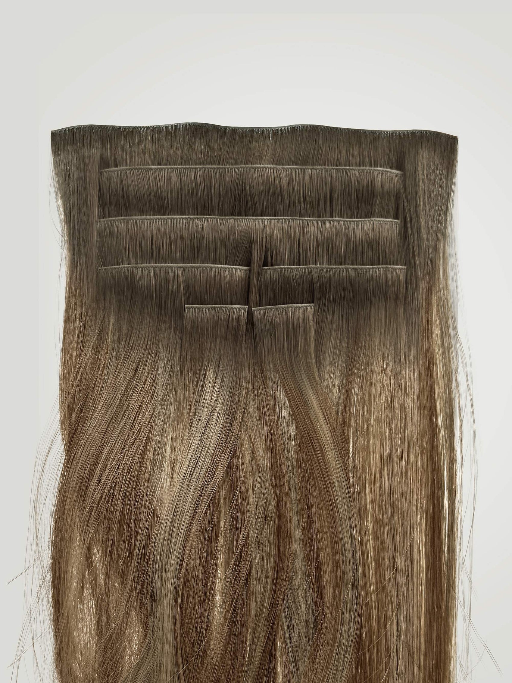 Mocha Melt Balayage Invisible Clip-Ins 18"/45.72cm (100g)