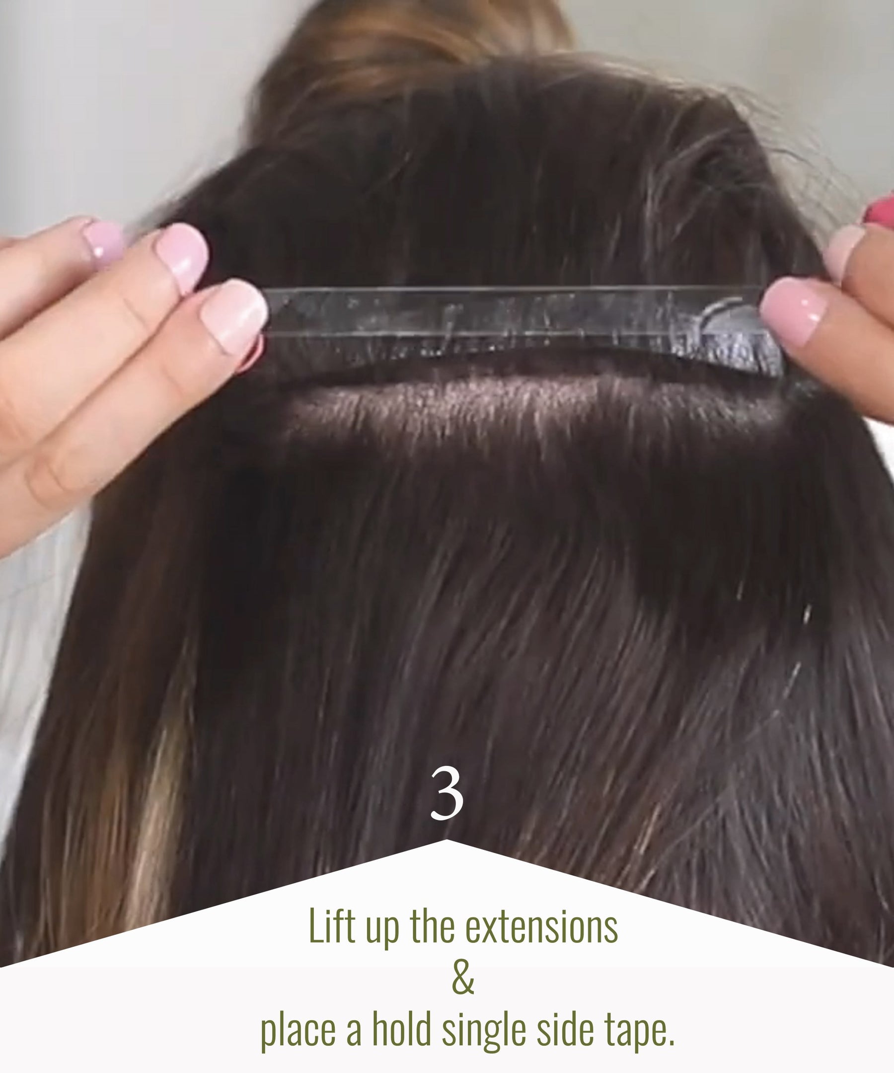 All Invisible Tape In Weft