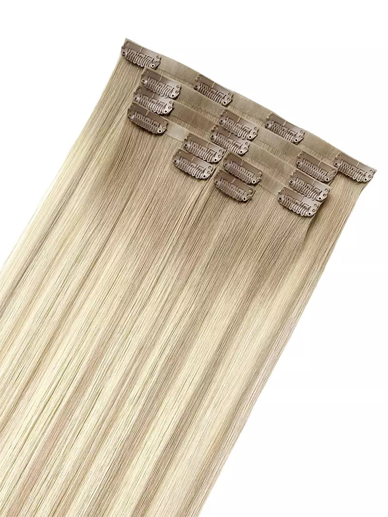 Shop 18'' Ash Blonde Balayage Invisible & Seamless Clip-Ins | Endaring