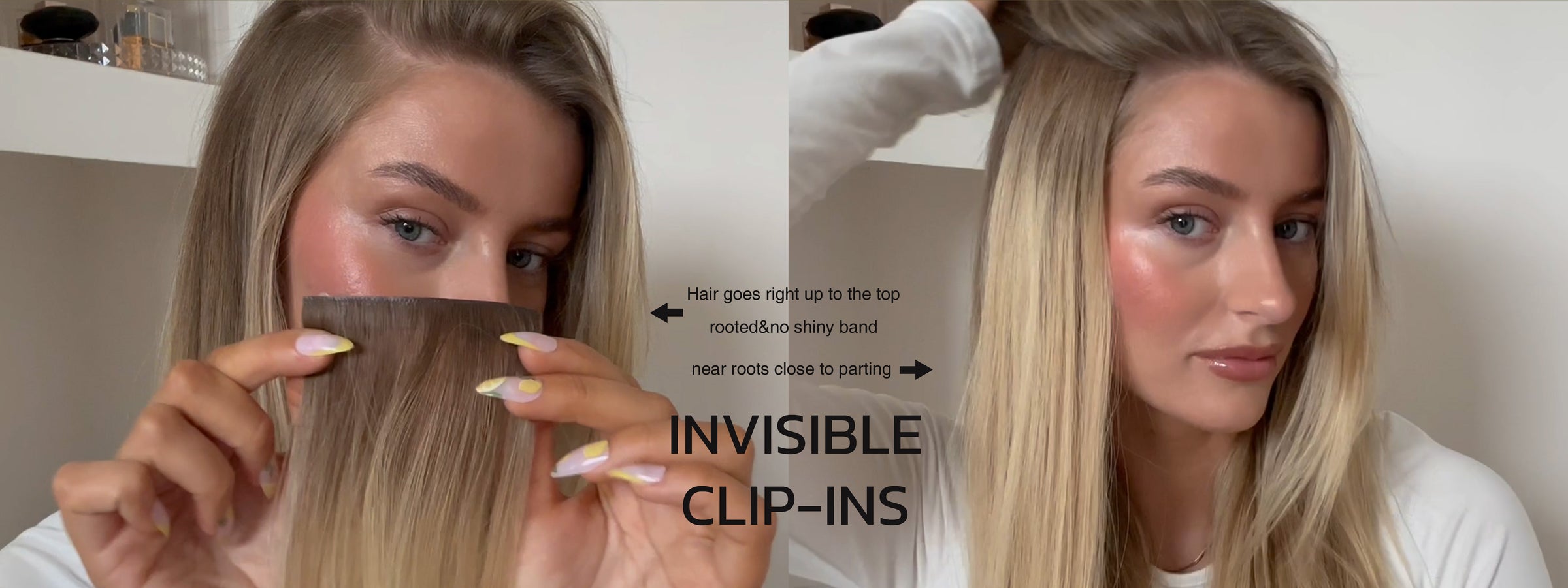 Try Invisible Clip In Hair Extensions|Grow Out of Scalp|Endaring