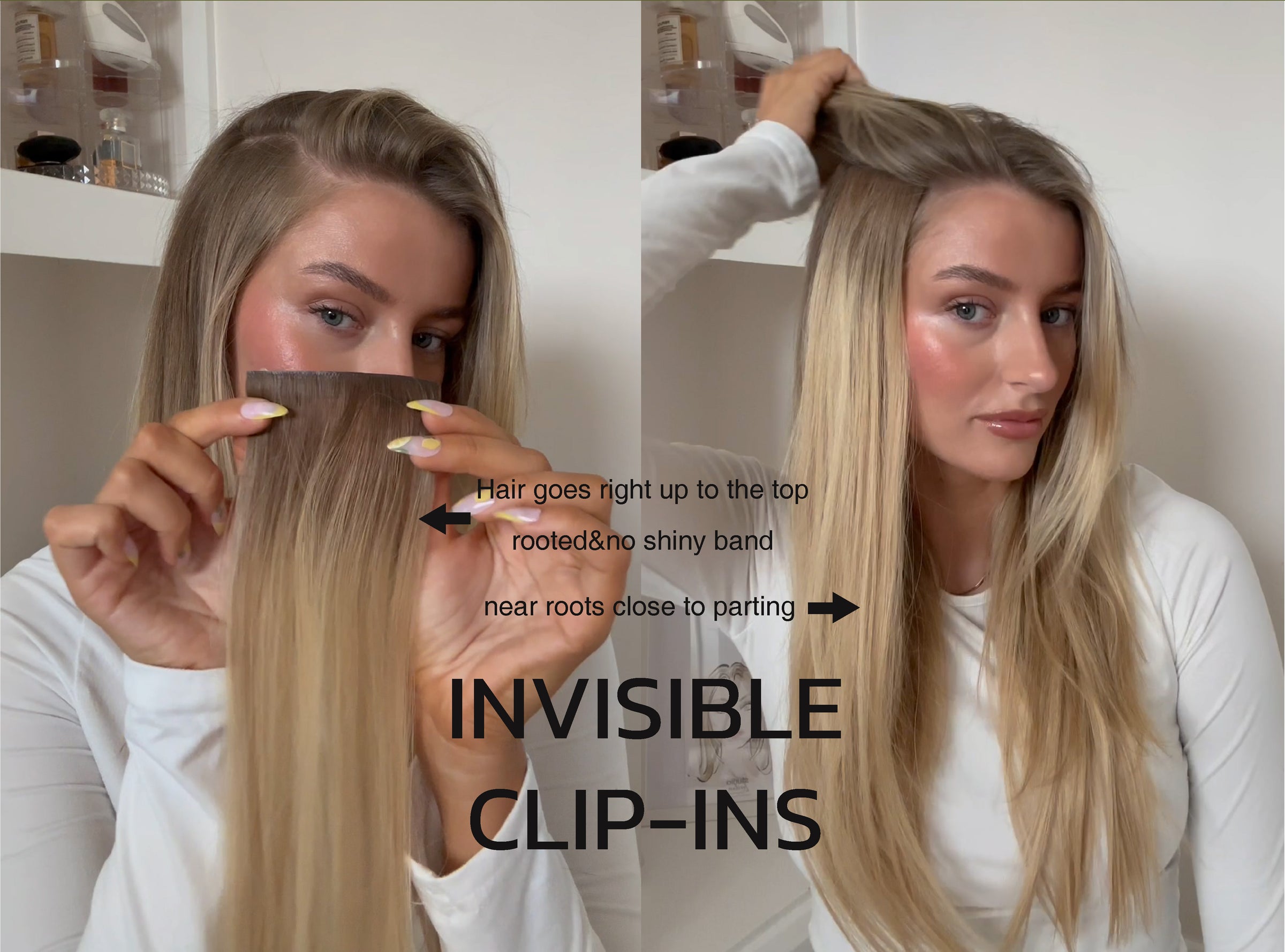 Try Invisible Clip In Hair Extensions|Grow Out of Scalp|Endaring