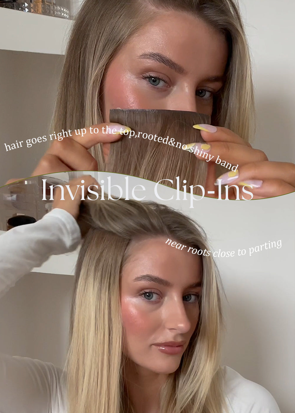Try Invisible Clip In Hair Extensions|Grow Out of Scalp|Endaring