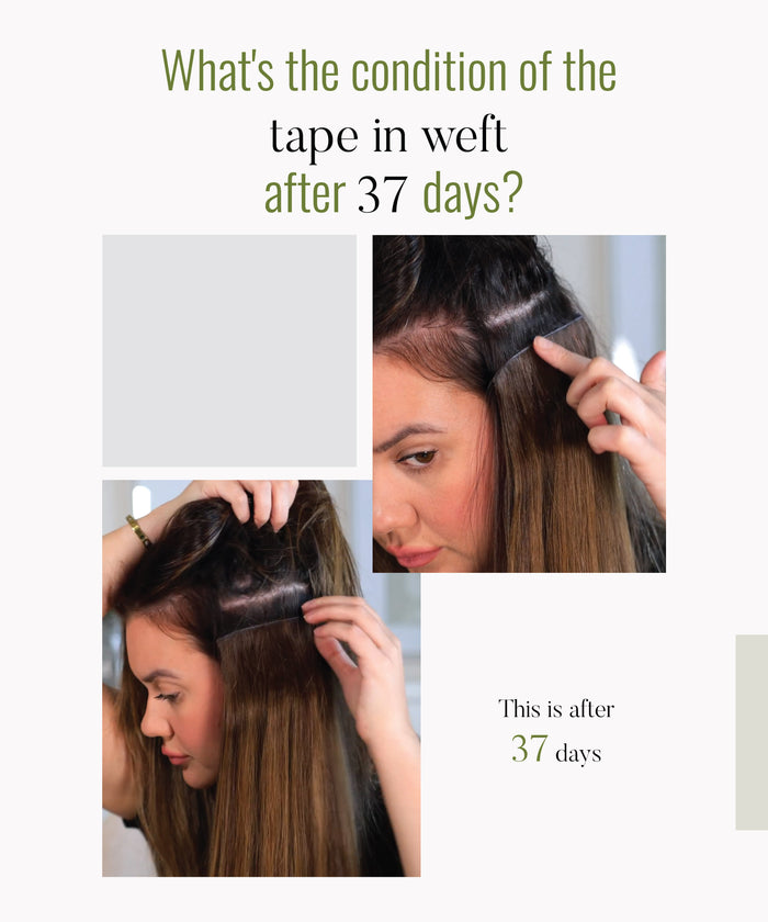 All Invisible Tape In Weft