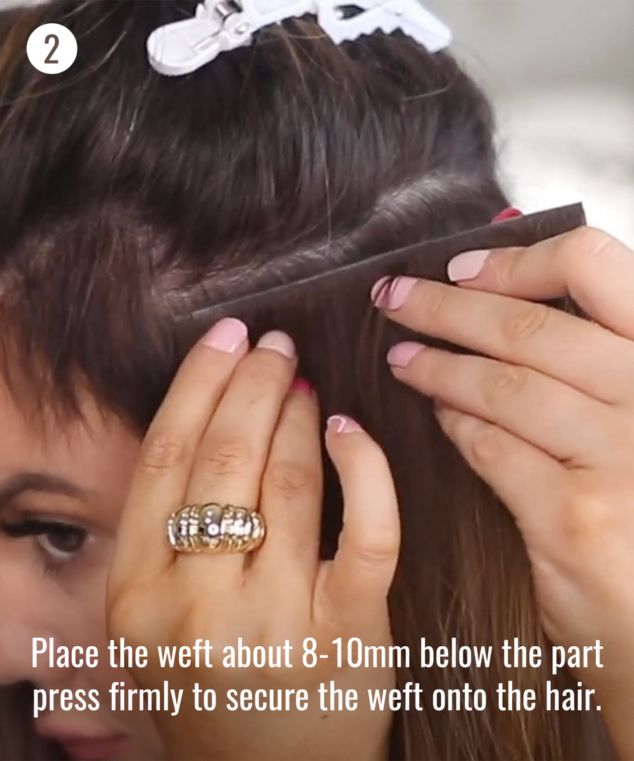 All Invisible Tape In Weft