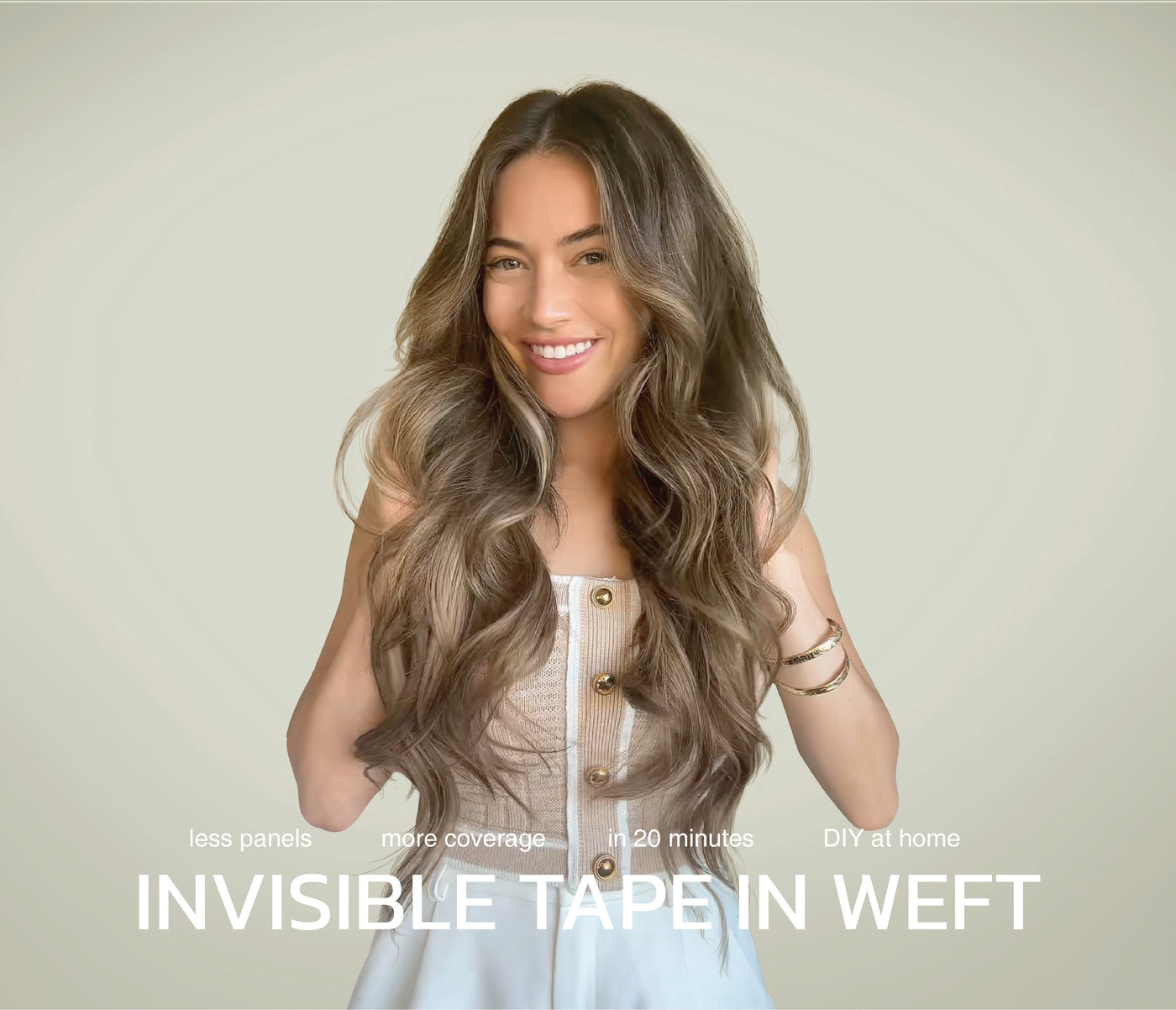 All Invisible Tape In Weft