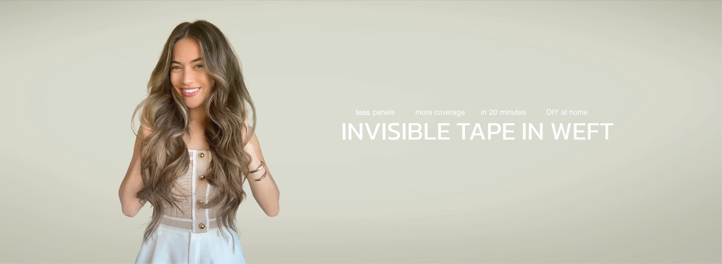 All Invisible Tape In Weft