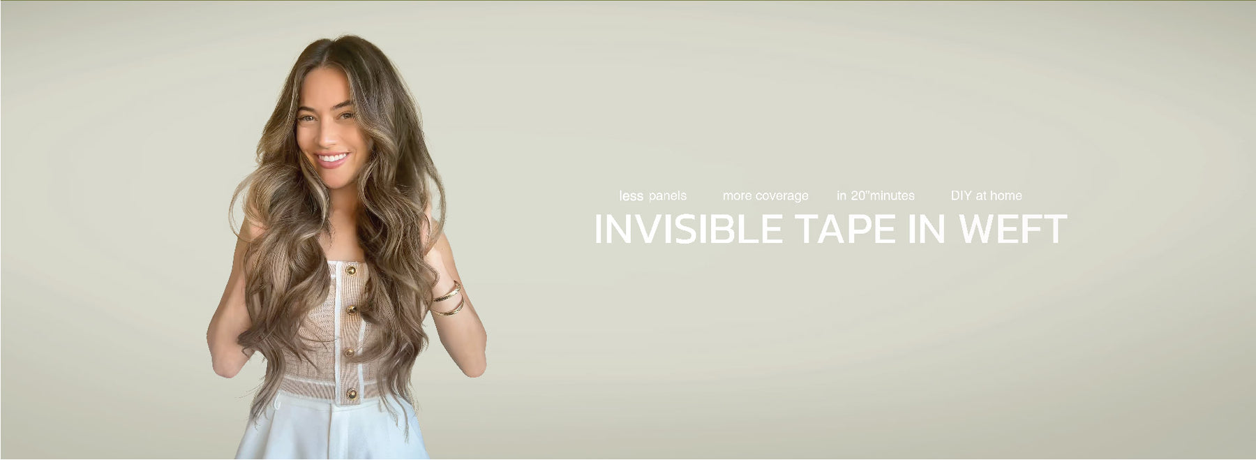 All Invisible Tape In Weft