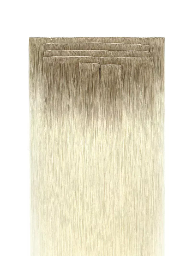 Rooted Clip Ins Hair Extensions| No Band, No Bump|Endaring
