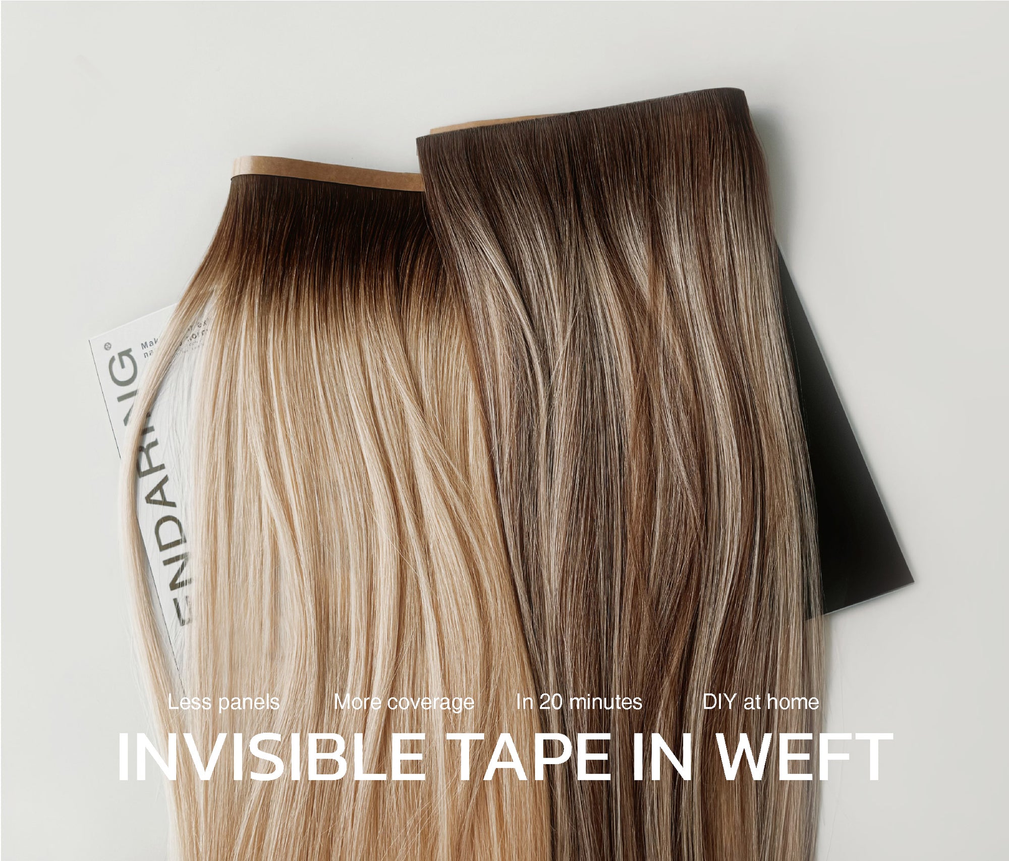 Invisible Tape In Weft | Fullness in 20 Mins with Long Tape